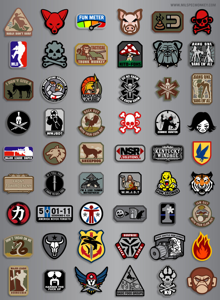 Patches - Mil-Spec Monkey – DSG Airsoft