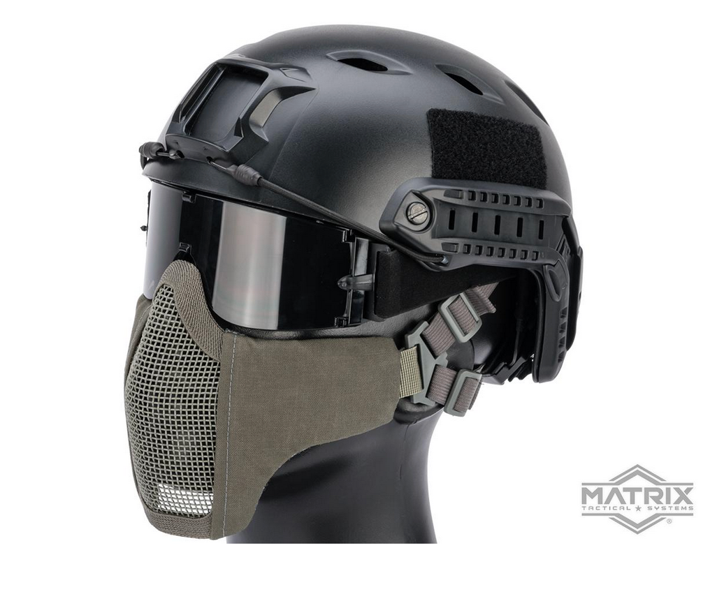 Matrix Low Profile Padded Lower Half Face Mask – DSG Airsoft